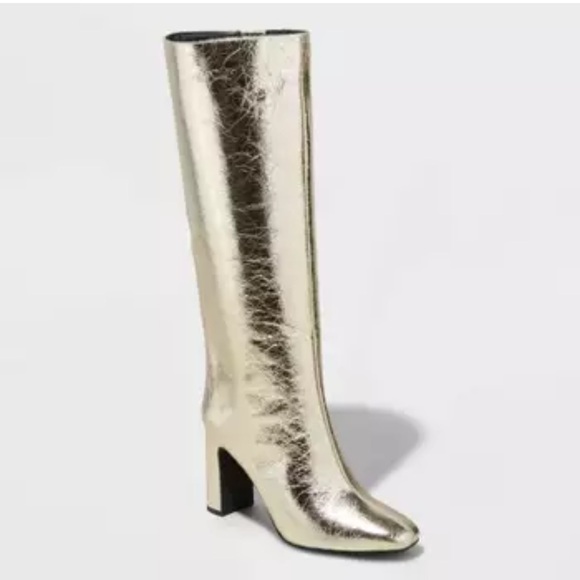 a new day | Shoes | Diva Boot In Gold | Poshmark